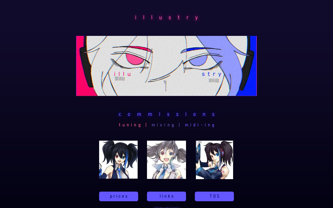 ILLUSTRY'S Commissions